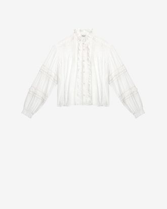 Isabel Marant Chemise Valda - Femme - Blanc - Taille38 - Marant &Eacute;toile
