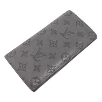 Louis Vuitton Pre-owned Portefeuille Brazza Monogram Shadow Long Wallet - - Pre-owned - Herren - Grau - ONE SIZE