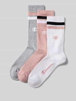 Champion Socken mit Label-Print im 3er-Pack