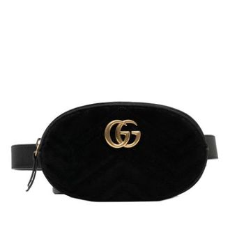 Gucci Sac banane vintage Pre-owned - Femme - Pre-owned - Noir - Taille: ONE Size