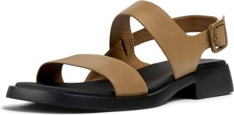 Camper Damen Modisch 2-Strap Sandal, Mittelbraun 006, 36 EU