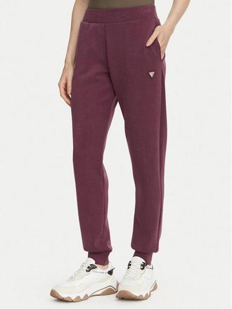 Guess Jogginghose V4YB08 KCAY2 Dunkelrot Regular Fit