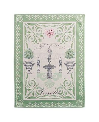 Maison d'Hermine Maison dHermine Jardin du Roy Lot de 2 torchons de Cuisine 100% Coton Super Doux et tr&egrave;s absorbants de qualit&eacute; h&ocirc;teli&egrave;re, s&eacute;chage Rapide, Nettoyage du