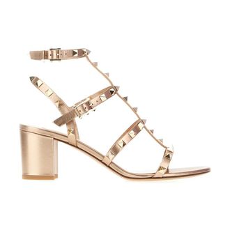 Valentino Garavani Femme, Chaussures, Rose, Taille: 36 EU Rockstud Buckle Sandales