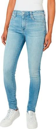 Pepe Jeans London Jeans Regent Femme, Bleu (Denim-mi1), 28W / 32L
