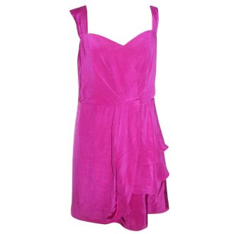 Temperley London pink silk dress Size M