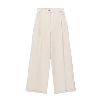 Max Mara Damen, Hosen, Beige, LGr&ouml;&szlig;e
