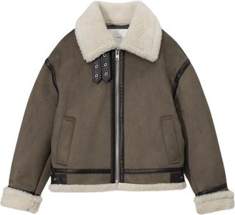 Dunst Homme, Vestes, Vert, Taille: M Veste Shearling Ample Line Coupe Lâche