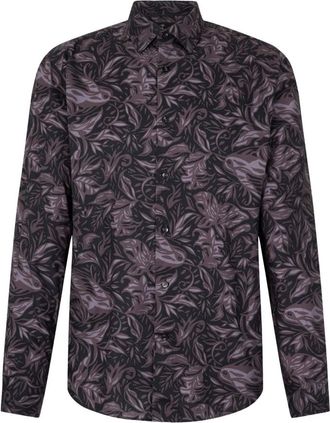 Joop Homme, Chemises, Multicolore, Taille: XL Chemise ample avec motif imprim&eacute; de plantes
