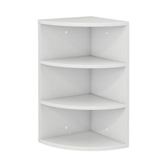 Vicco &Eacute;tag&egrave;re dangle Fabienne, Blanc/Blanc, 30 x 60 cm 3 Compartiments