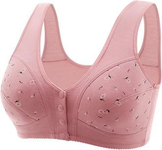 Generic Soutien-gorge 2026 pour femme avec boucle lat&eacute;rale avant et bord en dentelle sans anneau en acier, ajustement sans couture des fronces pour yoga, somm