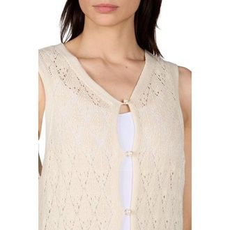 Object Robe longue en maille en coton m&eacute;lang&eacute;