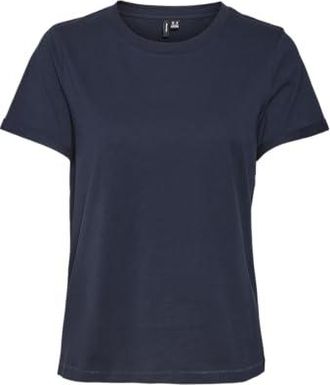 Vero Moda Vero Moda Femme Chemise Vmpaula S/S T-shirt Noos, Blazer Bleu Marine., S