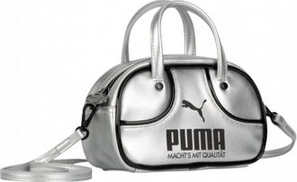 Puma Puma, Femme, Sacs, Gris, Taille: ONE Size 1976 Metallic Micro Grip Bag 2.5L