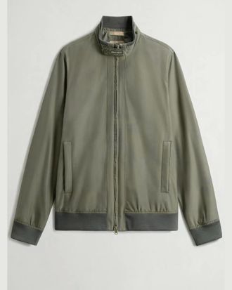 Woolrich Bomberjacke Lewis aus einem Ramar-Baumwollmix in