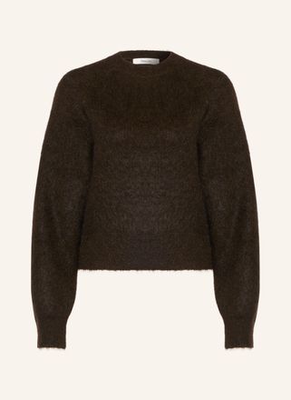 Selected Pullover Mit Mohair braun