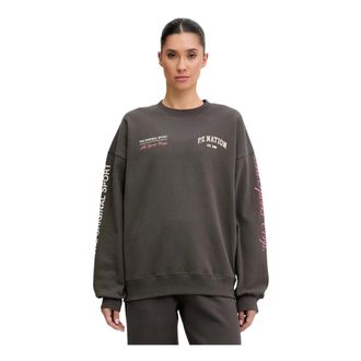P.E Nation P.E Nation, Femme, Sweatshirts et sweats &agrave; capuche, Noir, Taille: 40 FR SweaT-shirt Smoke