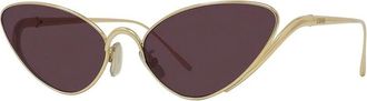 Loewe Femme, Accessoires, Jaune, Taille: ONE Size Lunettes de soleil Signature Cat-eye
