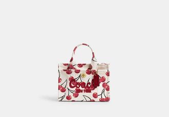 Coach Cargo Tote 20 mit Kirschprint