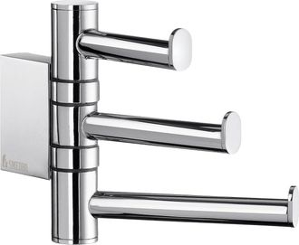 Smedbo Smedbo Air Swing Arm Dreifach Haken, silber