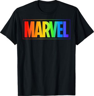 MARVEL Rainbow Gradient Logo T-Shirt