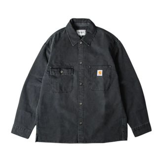 Carhartt Work in Progress Homme, Chemises, Gris, Taille: M Veste Chemise Parrish