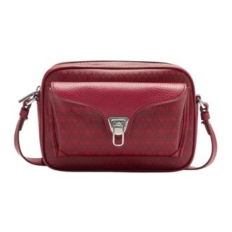 Coccinelle Beat Coated Monogram Small - - Bags - Damen - Rot - ONE SIZE