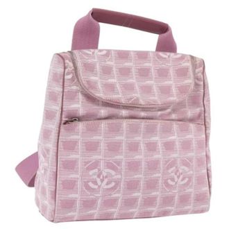 Chanel Pre-owned Vintage Nylon Backpack - - Pre-owned - Damen - Rosa - ONE SIZE
