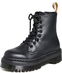 Dr. Martens Femme 25310001_37 Bottes d hiver Bovver Bottes, Noir, 37 EU