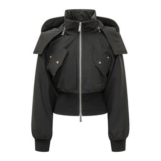 Dsquared2 Damen, Jacken, Schwarzk, MGr&ouml;&szlig;e