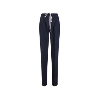 Rick Owens Dietrich Drawstring Hosen - - Trousers - Damen - Schwarzk - M