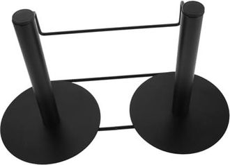 Frcolor Support Mural pour Sacs Plastique Supermarch&eacute; Distributeur Double T&ecirc;te Stable et Compact Organisateur Suspendu pour Rangement des Sacs Rouleau