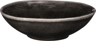 Mica DECORATIONS Tabo Dish Black-H9xD30,5 cm Salatsch&uuml;sseln, mehrfarbig, einzigartig