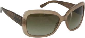 Burberry Lunettes de soleil vintage Pre-owned - Femme - Pre-owned - Brun - Taille: ONE Size