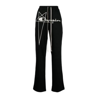 Rick Owens Champion Edition Dietrich Loungehose - - Trousers - Damen - Schwarzk - L