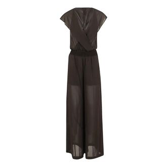 Pinko Pinko, Femme, Combinaisons et Ensembles, Brun, Taille: 38 FR Camporosso Tuta Voile Viscosa