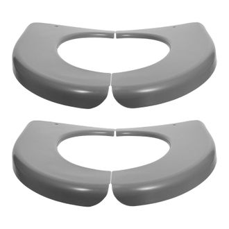 DOITOOL Garneck 2 St&uuml;ck Tragbare wasserdichte Wc Sitzauflagen aus Kunststoff Faltbare Toilettensitzkissen f&uuml;r Erwachsene und Passend f&uuml;r Reisen Hotel B&uuml;ro und