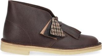 Clarks Bottes Desert pour homme en cuir lisse marron, marron, 41 EU