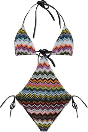 Missoni Femme, Maillots de bain, Multicolore, Taille: 40 FR Maillot de bain une pi&egrave;ce avec fil Lurex