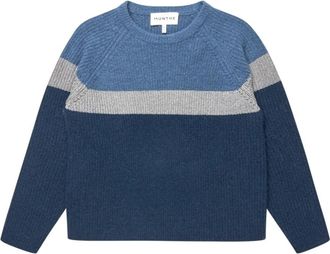 Munthe Rundhals-Strickware - - Knitwear - Damen - Blau - S