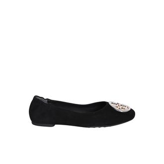 Tory Burch Femme, Chaussures, Noir, Taille: 35 1/2 EU Claire Ballerines en daim