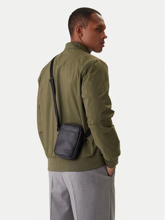 Calvin Klein Umh&auml;ngetasche Bold Ck Slim Reporter LV04D3279G Schwarz