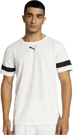 Puma Puma Teamrise Jersey T-Shirt Mixte Adulte, Mixte, Tricot, 704932-04, Puma White-Puma Bla, XS