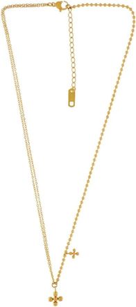 Dansk Copenhagen Goldenes Kreuz Halskette Wasserdicht Liebe - - Accessories - Damen - Gelb - ONE SIZE