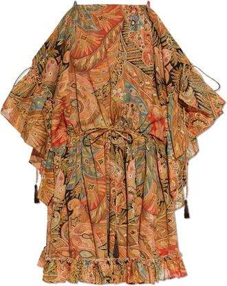 Etro Femme, Robes, Multicolore, Taille: 36 FR Robe &agrave; &eacute;paules d&eacute;nud&eacute;es &agrave; motifs