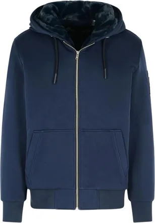 Moose Knuckles Klassischer Bunny Hoodie - - Sweatshirts & Hoodies - Herren - Blau - L