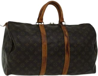 Louis Vuitton Pre-owned Toile sacs-louis-vuitton - Femme - Pre-owned - Brun - Taille: ONE Size