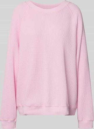 American Vintage Sweatshirt mit Strukturmuster Modell USCOW