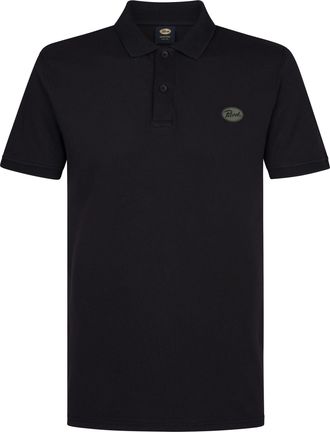 Petrol Industries Klassisches Poloshirt Schwarz XXL