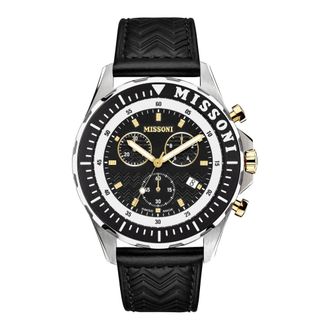 Missoni Schweizer Chronograph Sportliche Eleganz Uhr - - Accessories - Herren - Schwarzk - ONE SIZE